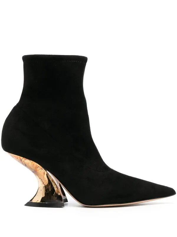 Casadei Elodie 85mm Ankle Boots - Black