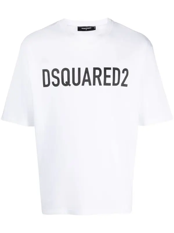 Dsquared2 Logo-print Cotton T-shirt - White