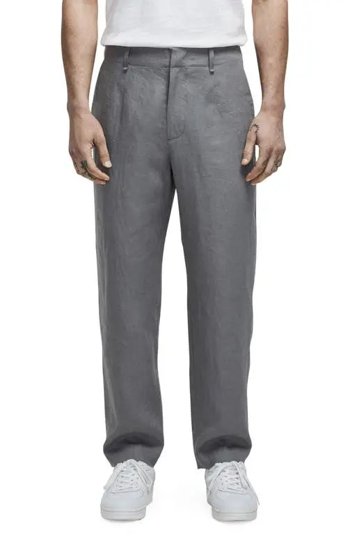 Rag & Bone Shift Linen Trousers - Slate