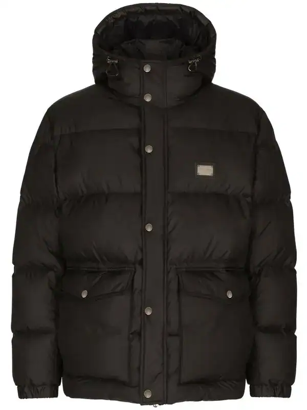 DOLCE&GABBANA パテッド ジャケット 中綿 1218最終値段 Dolce & Gabbana Plate Down Jacket - Black - 25% Off | Editorialist