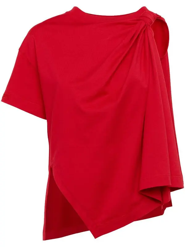 Alexander McQueen Asymmetric Knot-detail T-shirt
