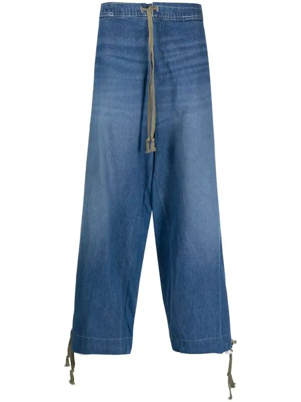 GREG LAUREN Hybrid Loose-fit Jeans - Blue