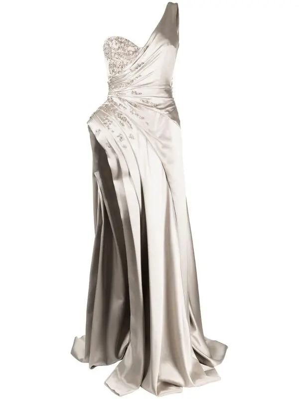 SAIID KOBEISY One-shoulder Gown