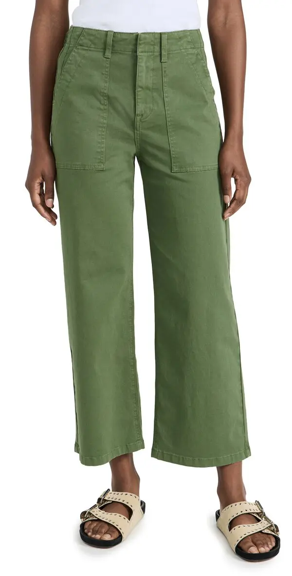PISTOLA Sophia Straight Leg Trousers - Basil