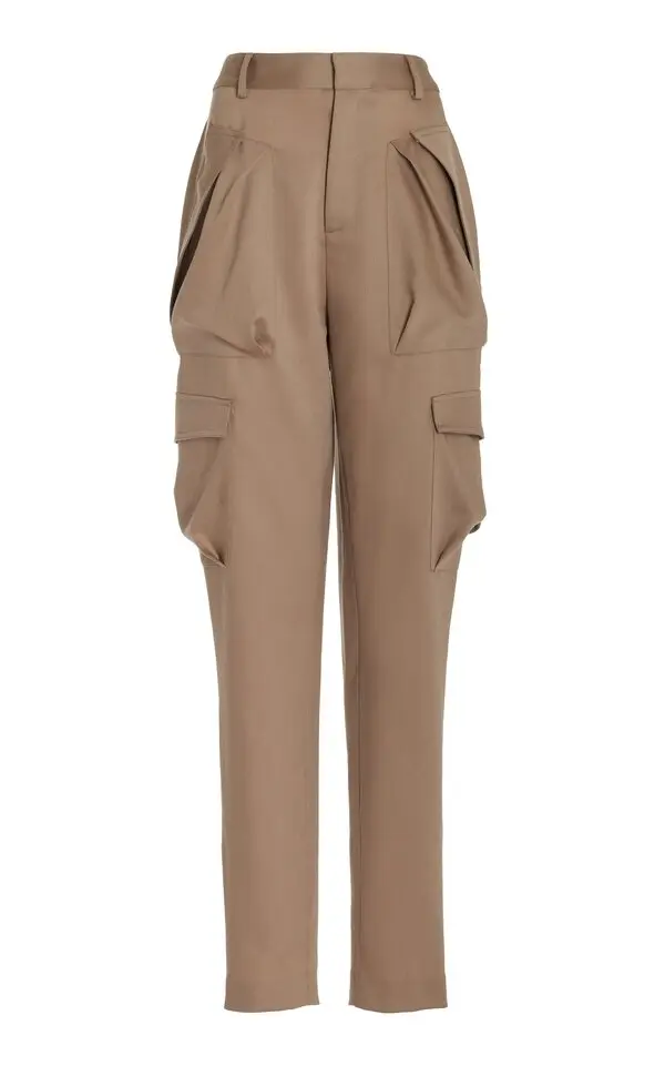 Lapointe Tapered Wool Utility Trousers