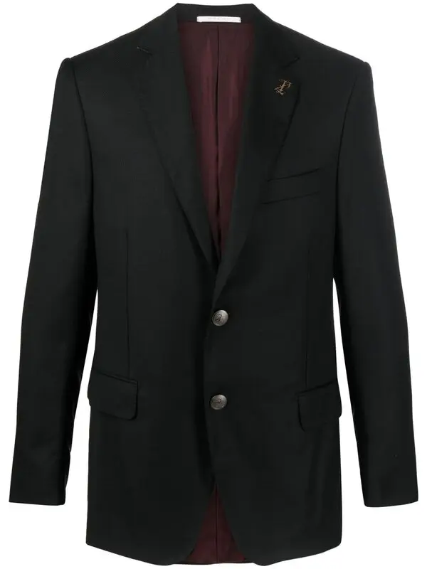 Pal Zileri Brooch-detail Single-breasted Blazer