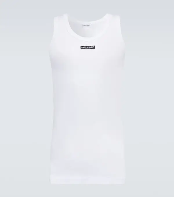 Dolce & Gabbana Logo Cotton-blend Top