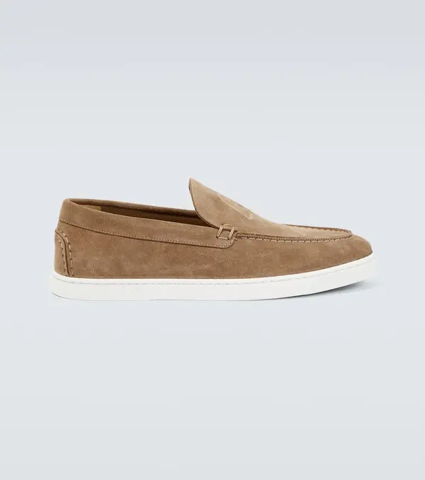 CHRISTIAN LOUBOUTIN Varsiboat Loafers - Beige