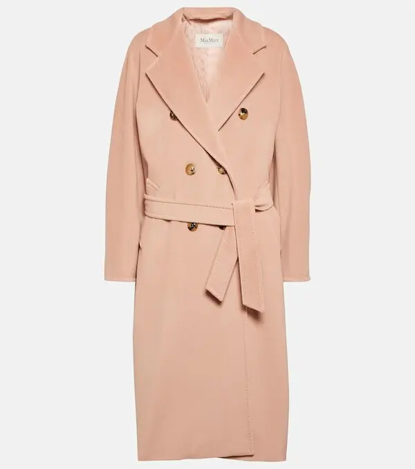 Max Mara Madame Wool And Cashmere Coat - Pink