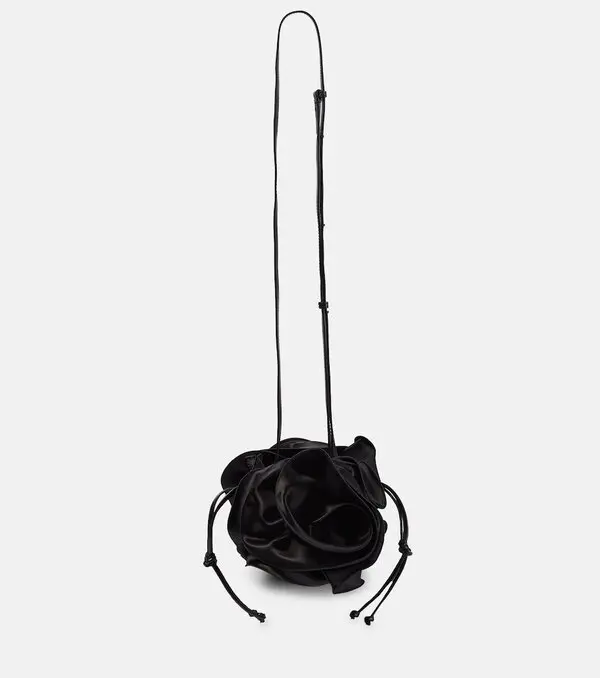 Magda Butrym Ruched Satin Shoulder Bag
