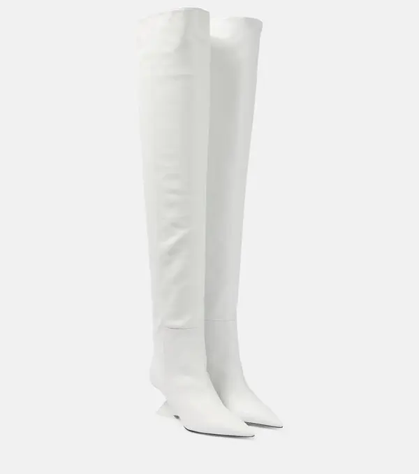 Attico Cheope Over-the-knee Leather Boots