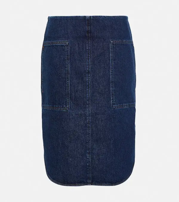 TOTÊME Denim Midi Skirt