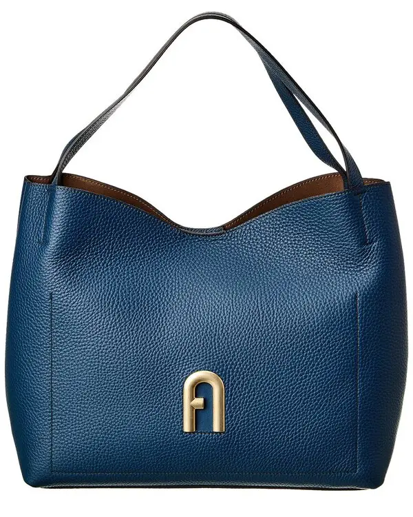 Buy Furla Primula Large Leather Hobo Bag - Blue At 45% Off | Editorialist