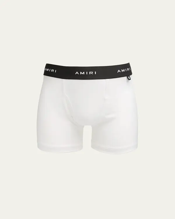 Amiri Logo Band Boxer Briefs - White