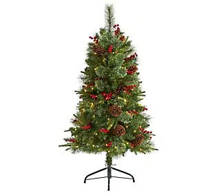 NEARLY NATURAL 8.5-ft British Columbia Fir Chri Stmas Tree