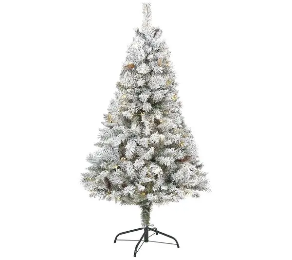 NEARLY NATURAL 5-ft White River Mountain Pine C Ristmas Tree