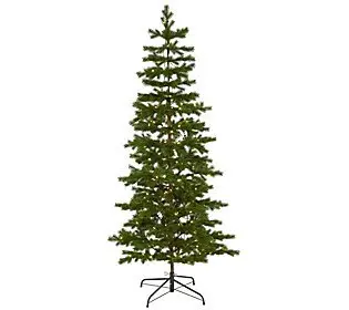 NEARLY NATURAL 6.5-ft Christmas Tree W/ Clear L Eds & 265 Tips