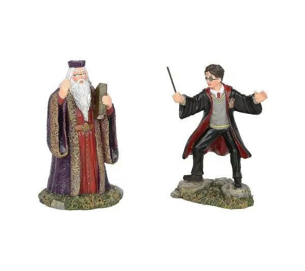 ENESCO Harry Potter Village Harry And The Headmaster F Gure
