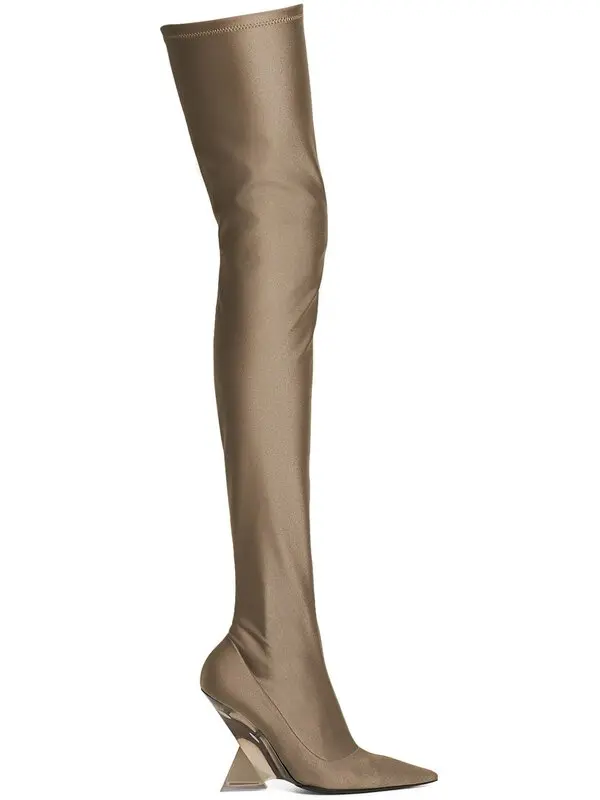 lycra over the knee boots