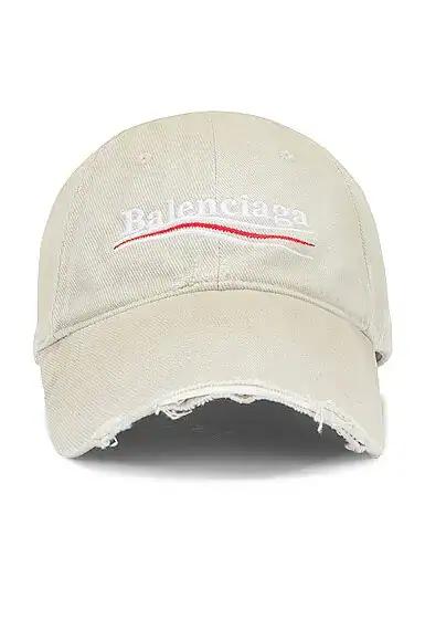 Balenciaga Political Campaign Hat In Cream In 196 30% Off