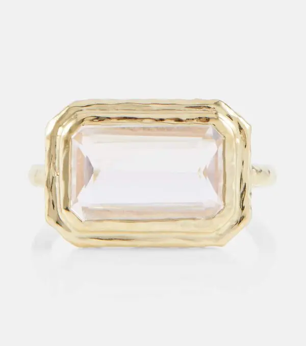 OCTAVIA ELIZABETH Elbow Beach 18kt Ring With Morganite