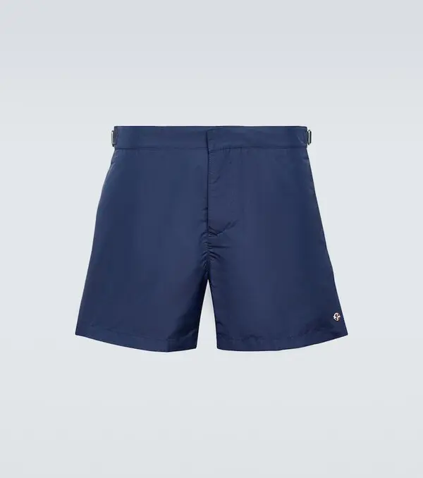 Loro Piana Logo Shorts - Blue