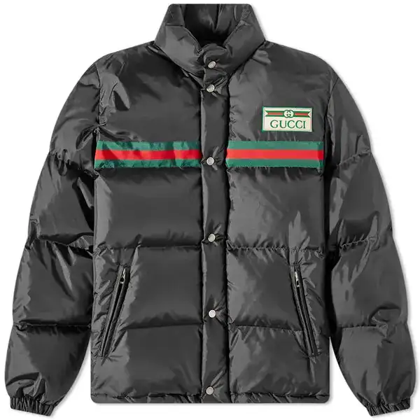 Gucci Water Repellent Down Jacket - Black | Editorialist