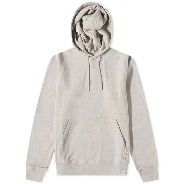 Norse Projects Vagn Classic Popover Hoodie - Light Grey Melange