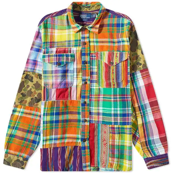 Ralph Lauren Patchwork Check Funmix Shirt - Voyager Patchwork ...