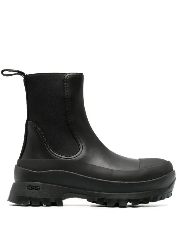 Stella McCartney Trace Faux-leather Ankle Boots - Black