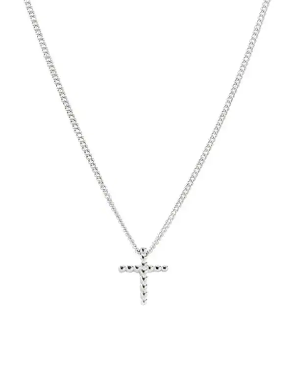 TANE MEXICO 1942 Ines Cross Pendant Necklace - Silver | Editorialist