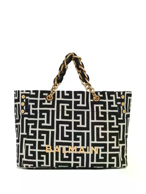 Balmain Logo-plaque Tote Bag