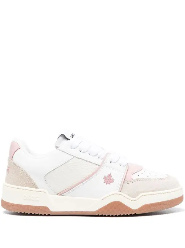 Dsquared2 Panelled Lace-up Sneakers - White