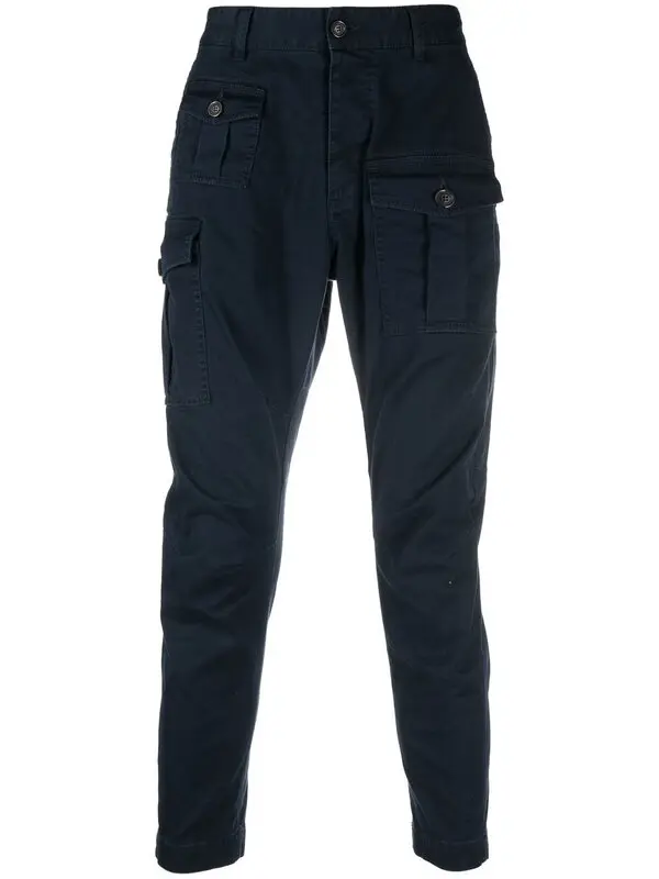 Dsquared2 Slim-cut Cargo Trousers - Blue