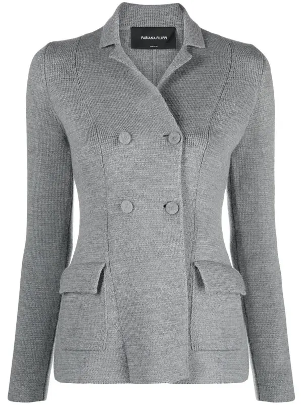 Fabiana Filippi Knitted Wool Blazer