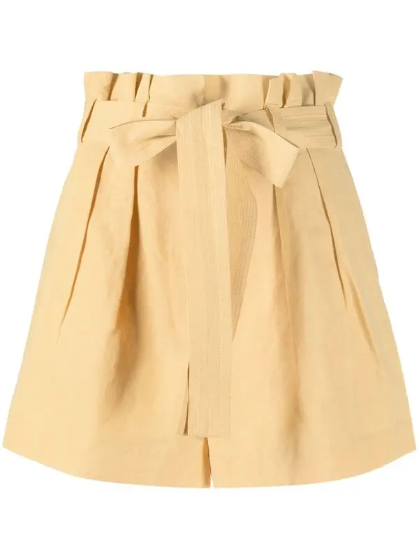 Ulla Johnson Belted-waist Shorts