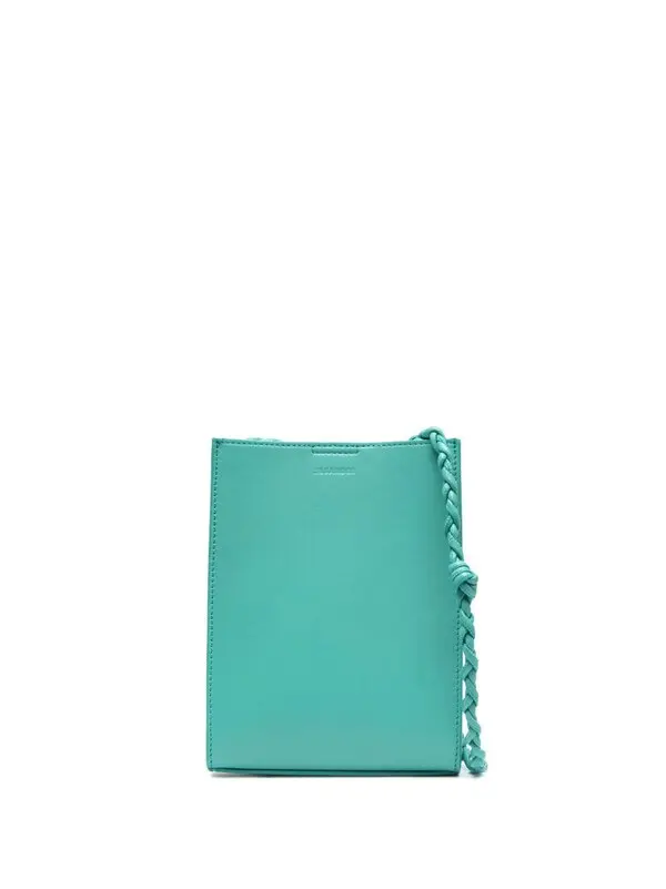 JIL SANDER Braided-strap Leather Shoulder Bag - Green