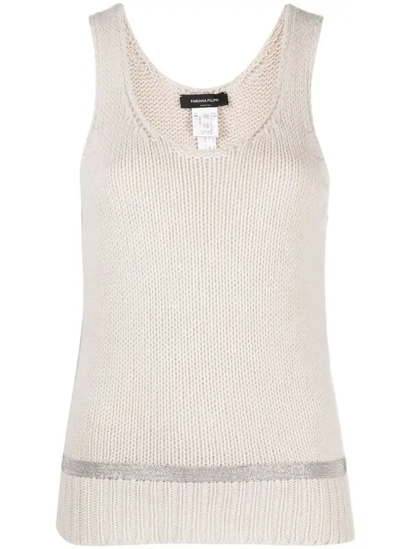 Fabiana Filippi Virgin Wool Knit Top
