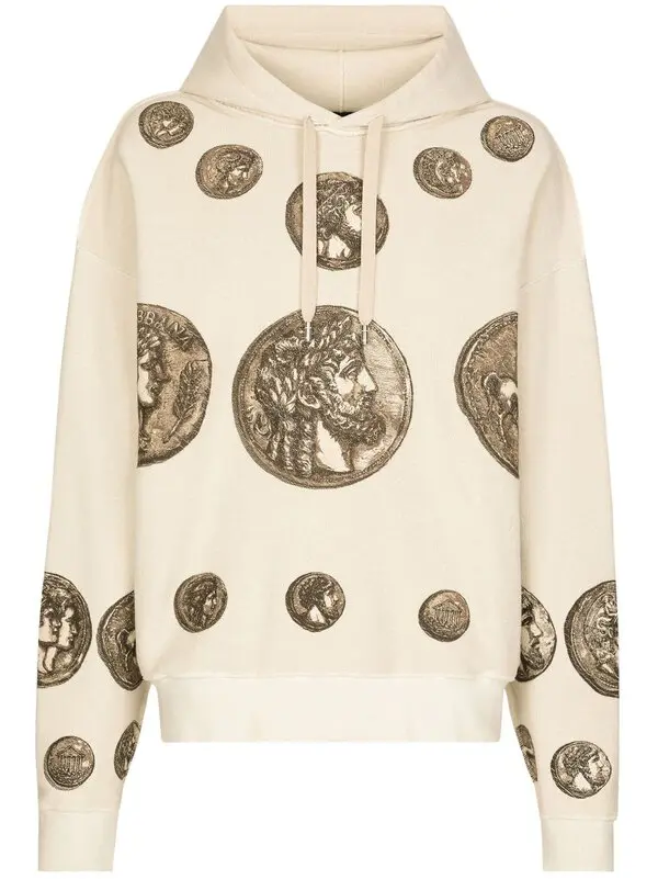 Dolce & Gabbana Graphic-print Long-sleeved Hoodie