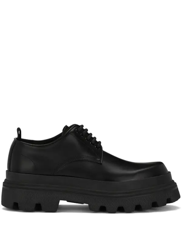 Dolce & Gabbana Platform Leather Derby Shoes
