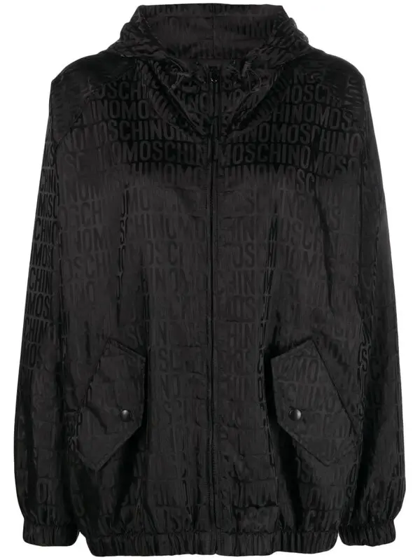 Moschino Logo-print Hooded Jacket