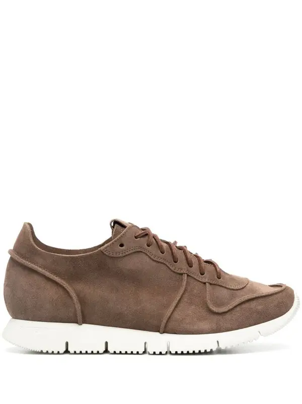 BOTTERO Logo-patch Leather Sneakers - Brown