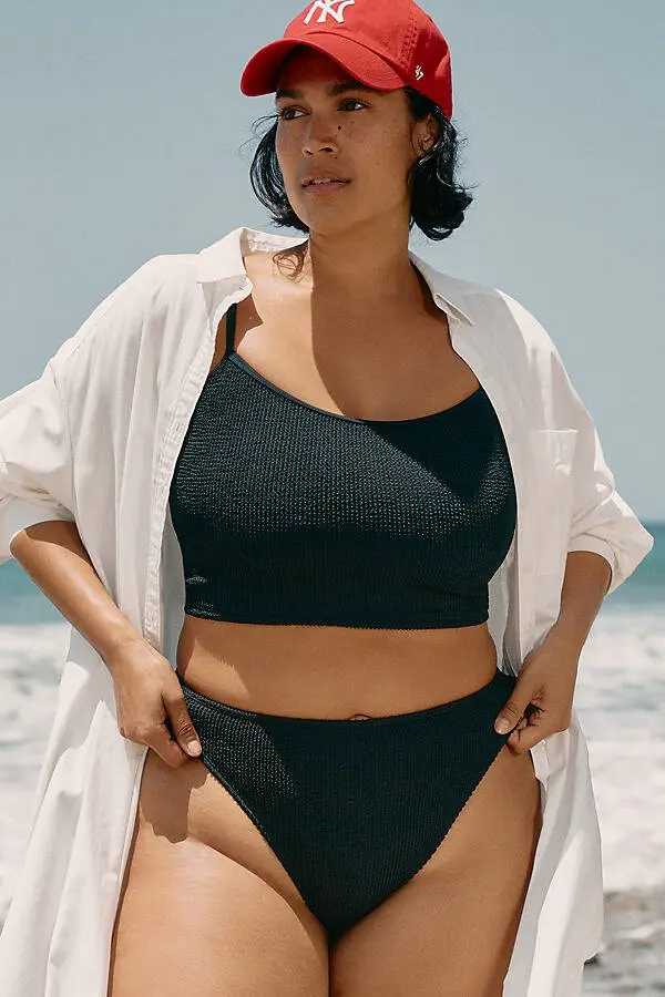 Good American Plus Always Fits Cheeky Bikini Bottom