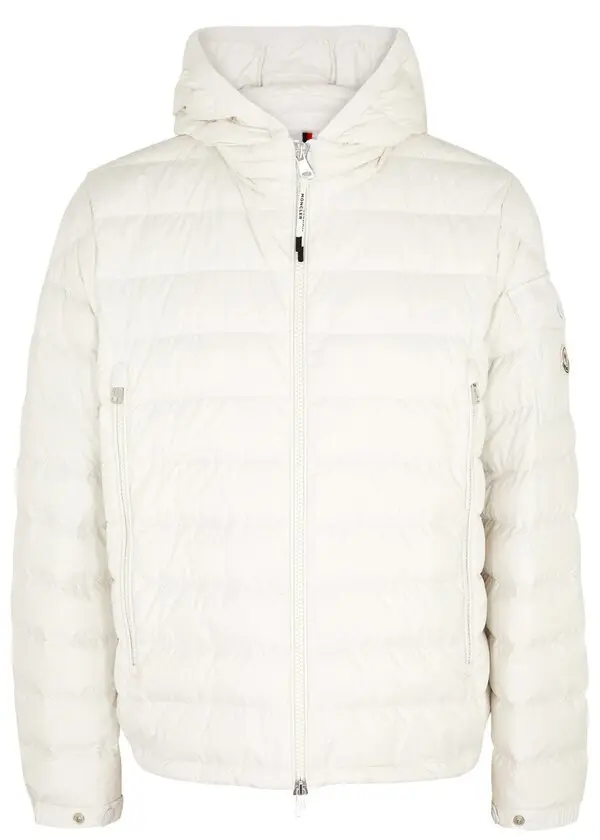 Moncler Galion Quilted Shell Jacket - Cream