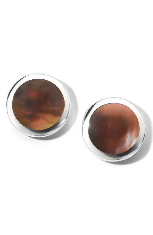 Ippolita Polished Rock Candy Stud Earrings - Silver