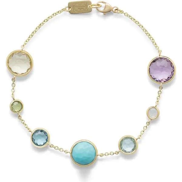Ippolita Lollipop Gemstone Link Bracelet - Green Gold