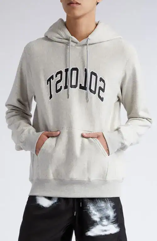 Takahiromiyashita Thesoloist. Soloist. Cotton Hoodie In Gray