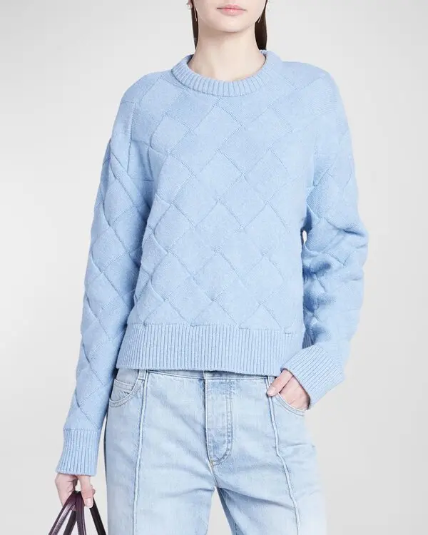Bottega Veneta Braided Knit Wool Sweater - Brighton