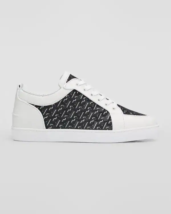 Christian Louboutin Rantulow Techno Cl Leather Low-Top Sneakers