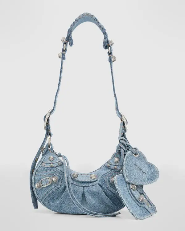 Balenciaga Le Cagole Xs Shoulder Bag - 4715 Blue